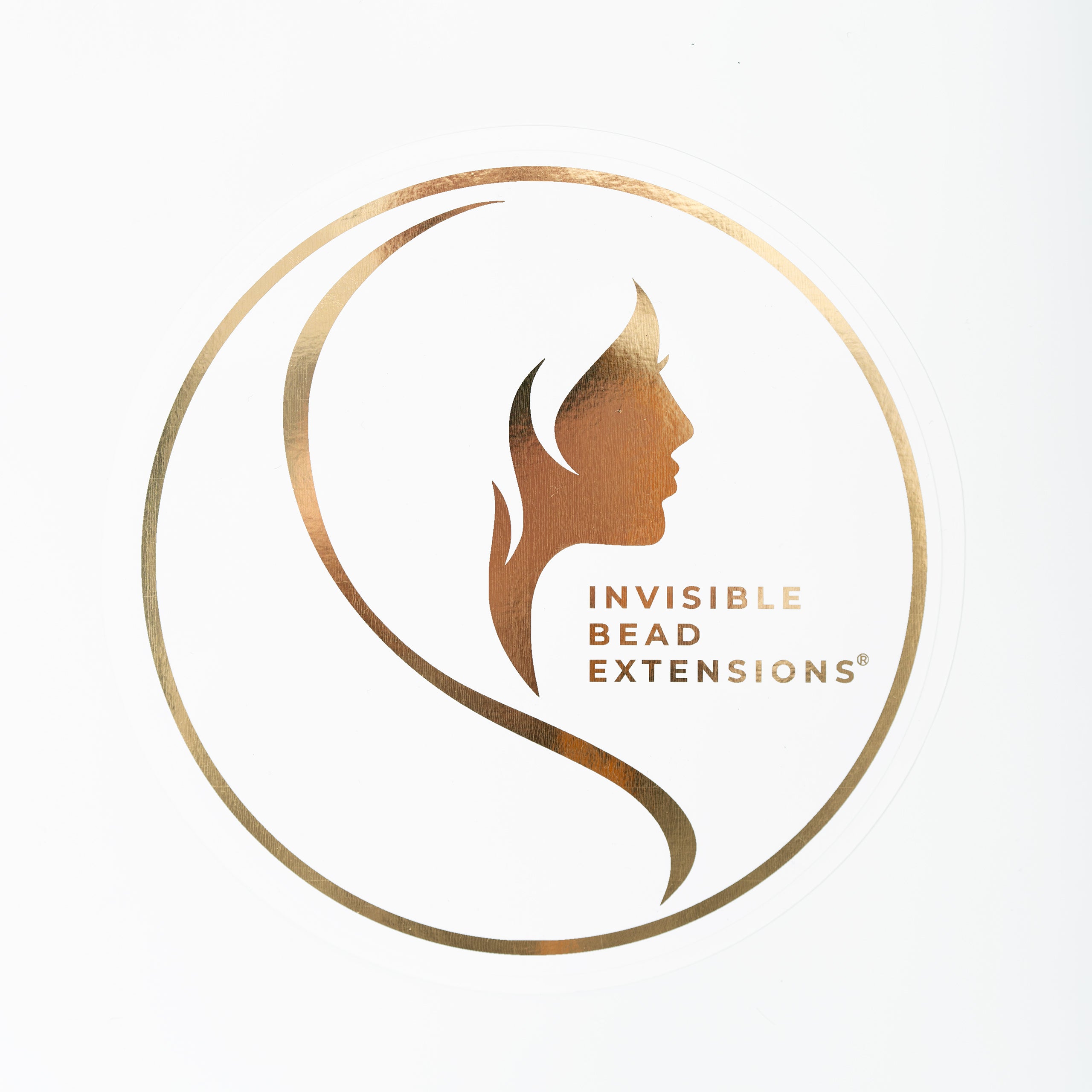 IBE® Logo Cling – Invisible Bead Extensions