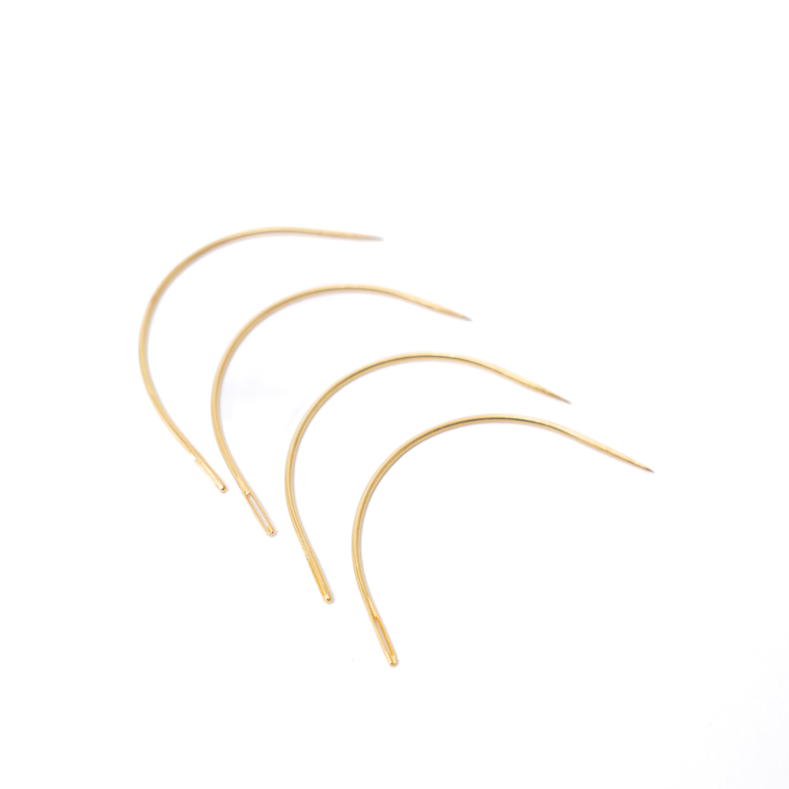 IBE® "C" Weaving Needle (4 Pack) - Invisible Bead Extensions